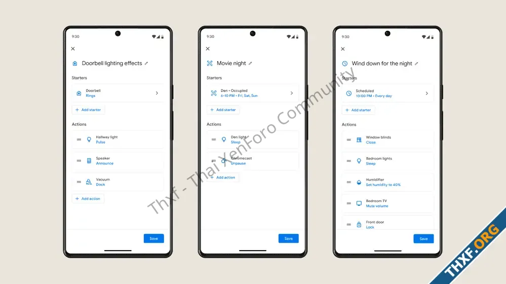news - Google Home เพิ่มความสามารถ Automation ด้วย Starter และ Action ใหม่ 18 รายการ | Thxf ...