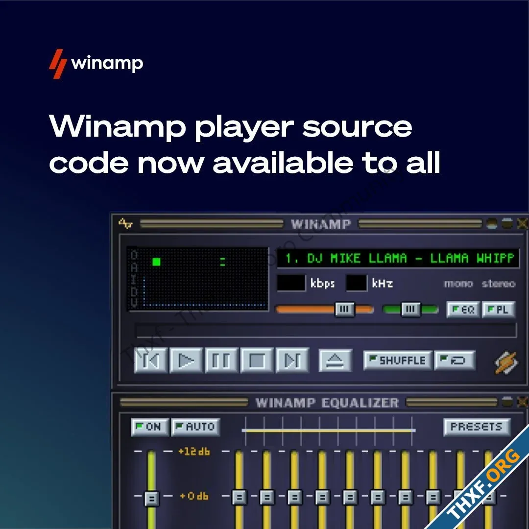 news - Winamp เปิดซอร์สโค้ดแล้ว แต่สัญญาอนุญาตจำกัด ห้ามพัฒนาแล้วแจกจ่ายต่อ | Thxf - Thai ...