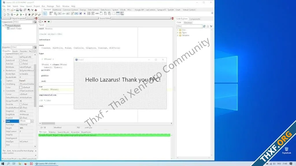 news - Delphi ยังไม่ตาย Lazarus IDE ออกเวอร์ชั่น 3.0 พัฒนาเว็บได้ในตัว ...