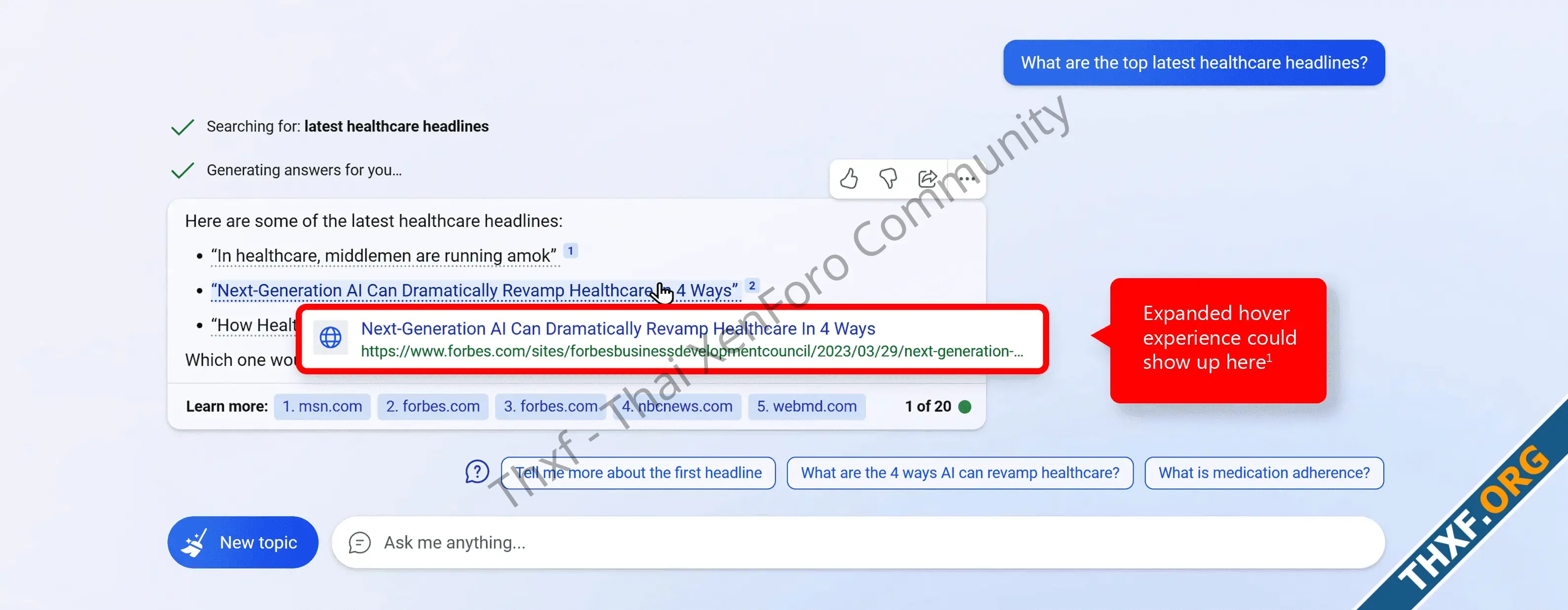 ข่าว - ไมโครซอฟท์ประกาศแนวทางทำเงิน New Bing เตรียมแสดงโฆษณาในหน้าแชท | Thxf - Thai XenForo ...