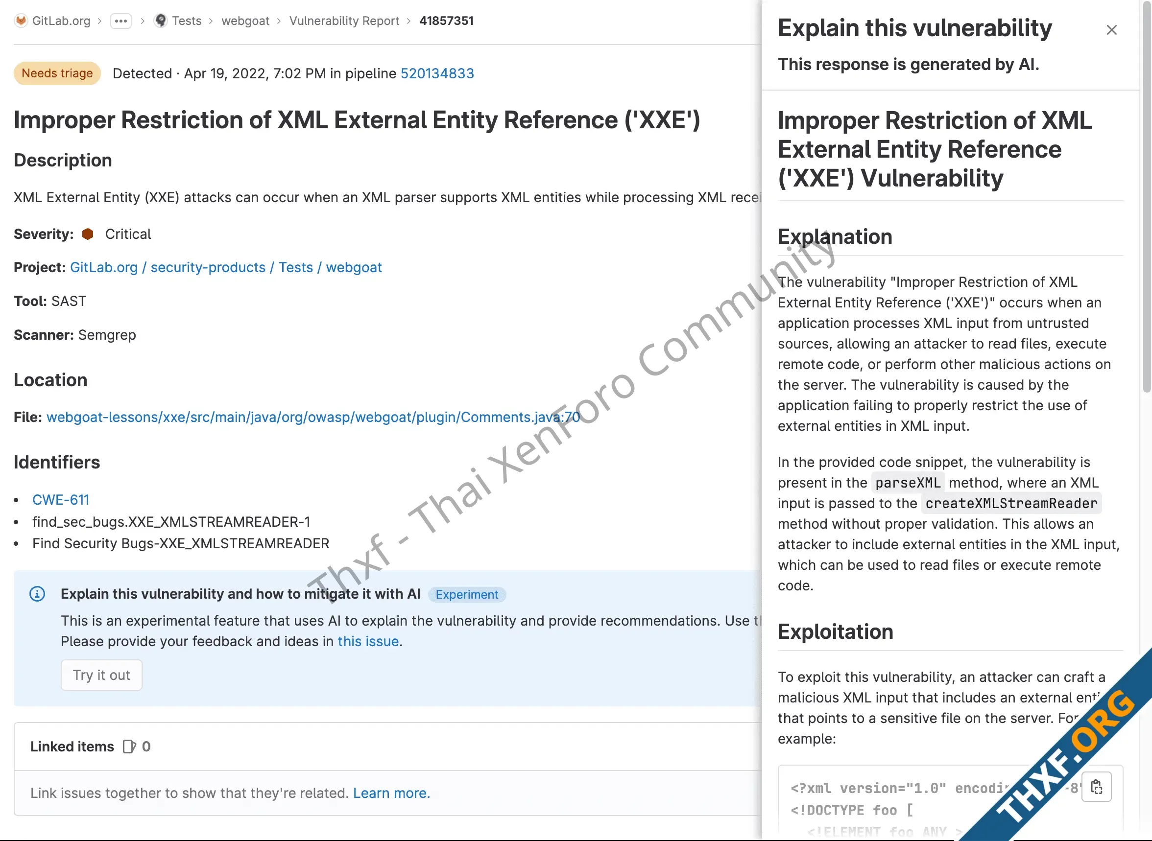 news - GitLab เตรียมเพิ่มฟีเจอร์ AI: ช่วยเขียน SQL, สรุปบั๊ก, อธิบายซอร์สโค้ด, สร้างเทส | Thxf ...