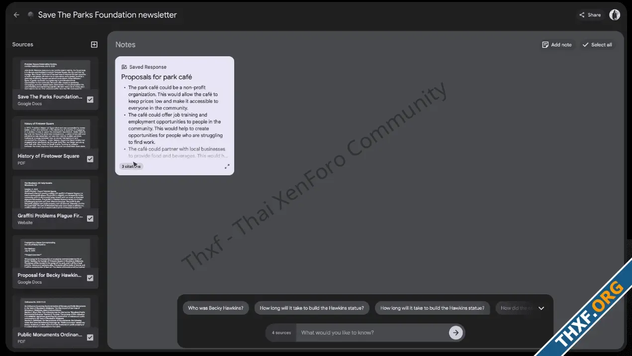 news - กูเกิลเปิดบริการ NotebookLM แอพจดโน้ตพลัง AI แต่เฉพาะในสหรัฐ ใช้โมเดล Gemini Pro | Thxf ...