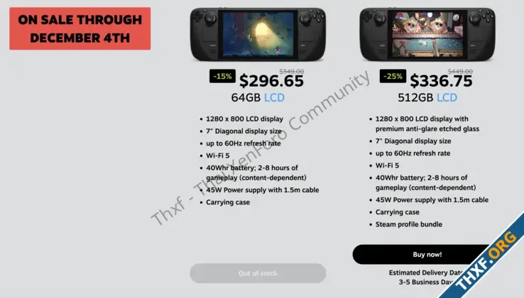 ข่าว - Valve ลดราคา Steam Deck รุ่นจอ LCD ลง 25% ราคาในสหรัฐถูกกว่า ...