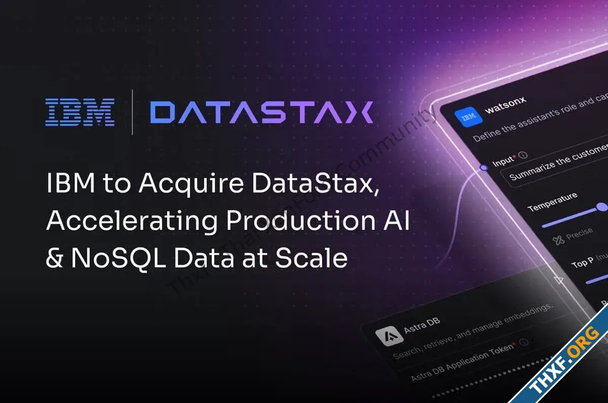 ข่าว - IBM ซื้อ DataStax บริษัทฐานข้อมูล NoSQL ที่พัฒนาต่อจาก Apache Cassandra | Thxf - Thai ...