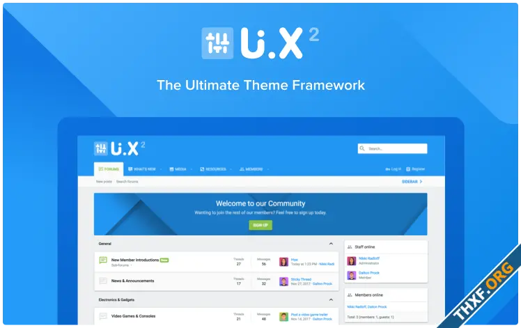 Style 2.X - [TH] UI.X 2 | Thxf - Thai XenForo Community