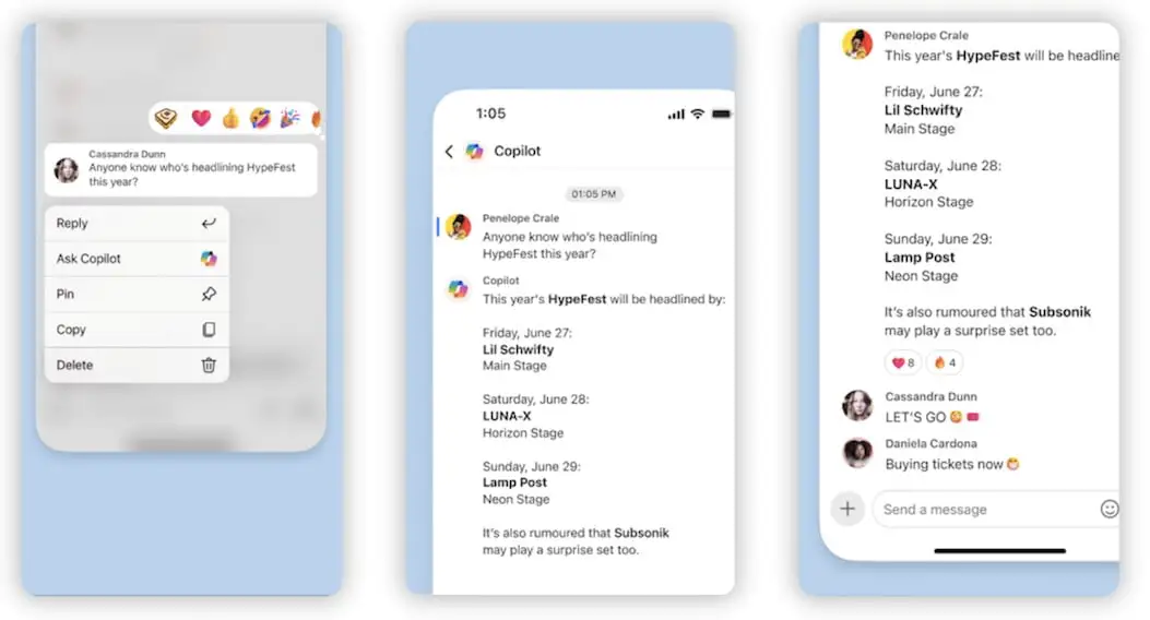 ข่าว - โบกมือลา Skype แต่ยังเหลือ GroupMe, Microsoft เพิ่ม Copilot ให้ด้วย เรียกใช้ผ่านห้องแชท ...